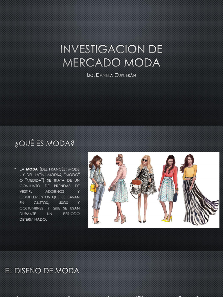 Historia y Tipos de Moda: Alta Costura y Más | PDF