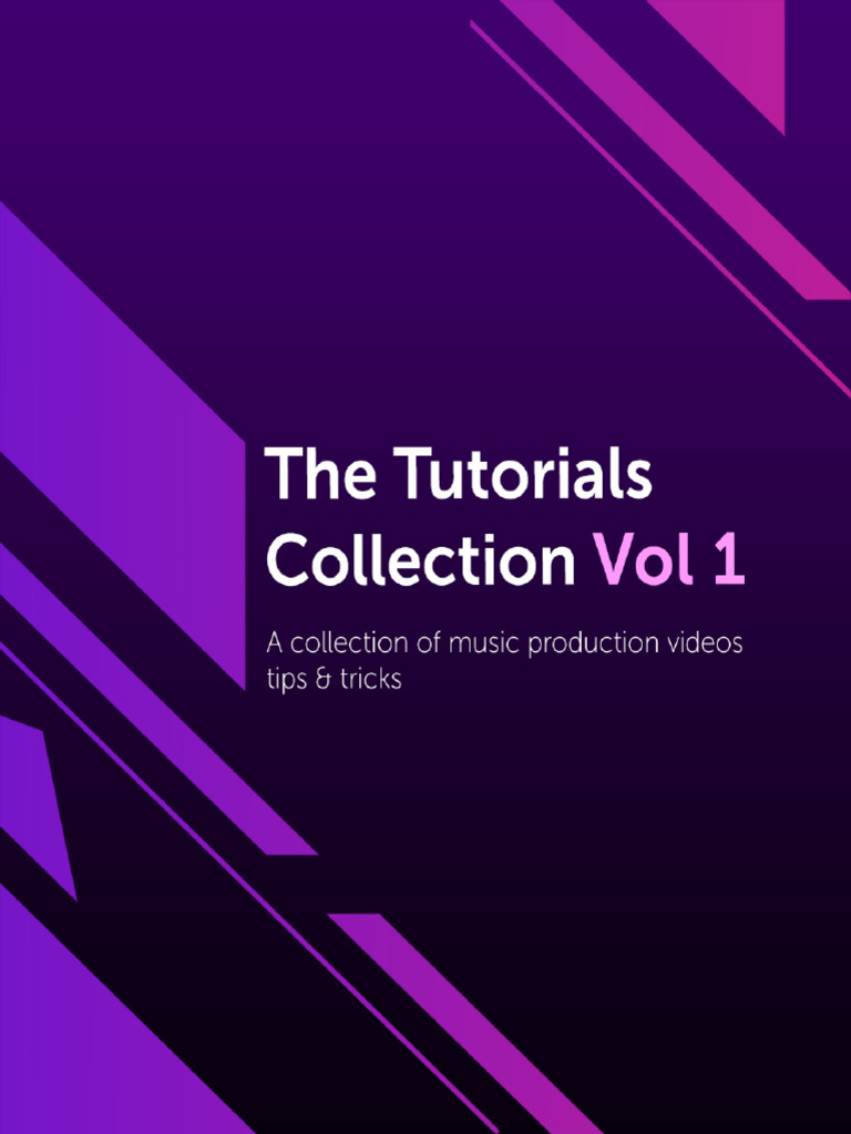 The Tutorials Collection Vol 1 - Content | PDF