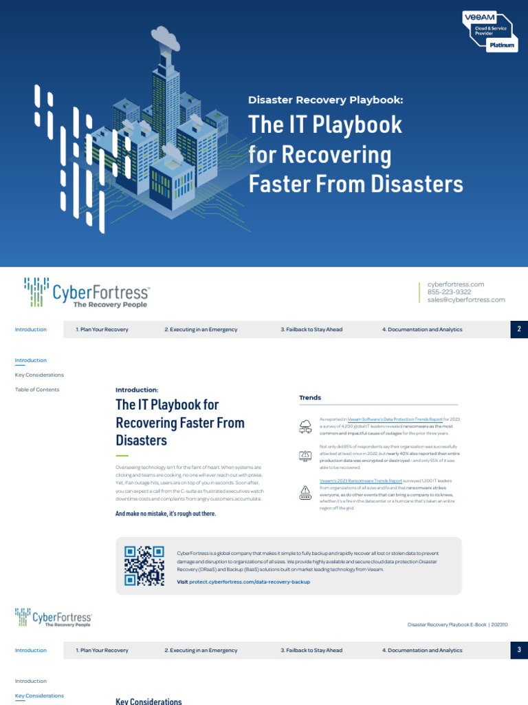 10_12_23_CyFo_E_Book_DR_Playbook | PDF | Backup | Replication (Computing)