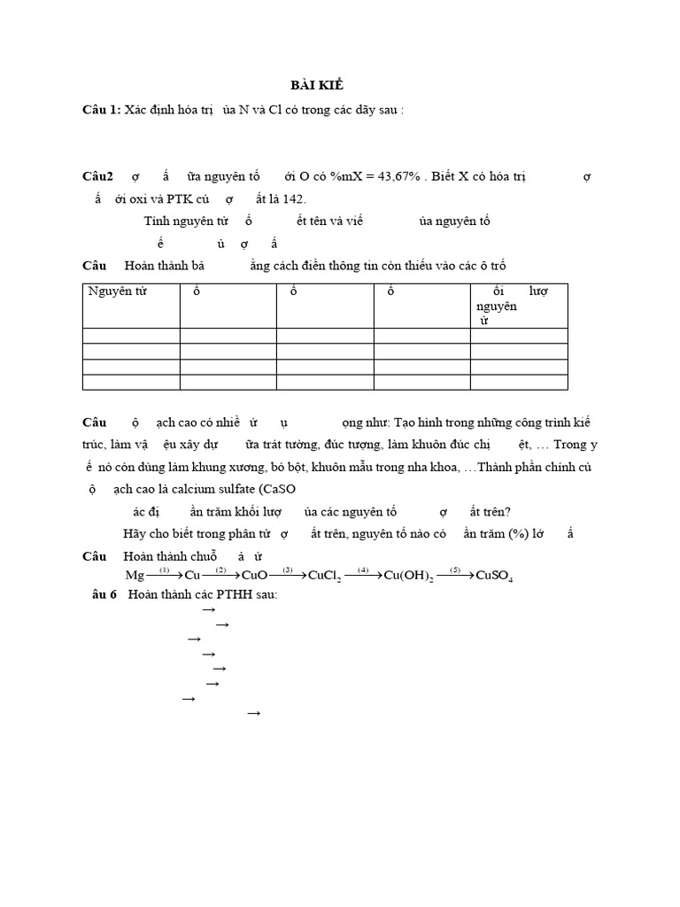 Bài Test | PDF