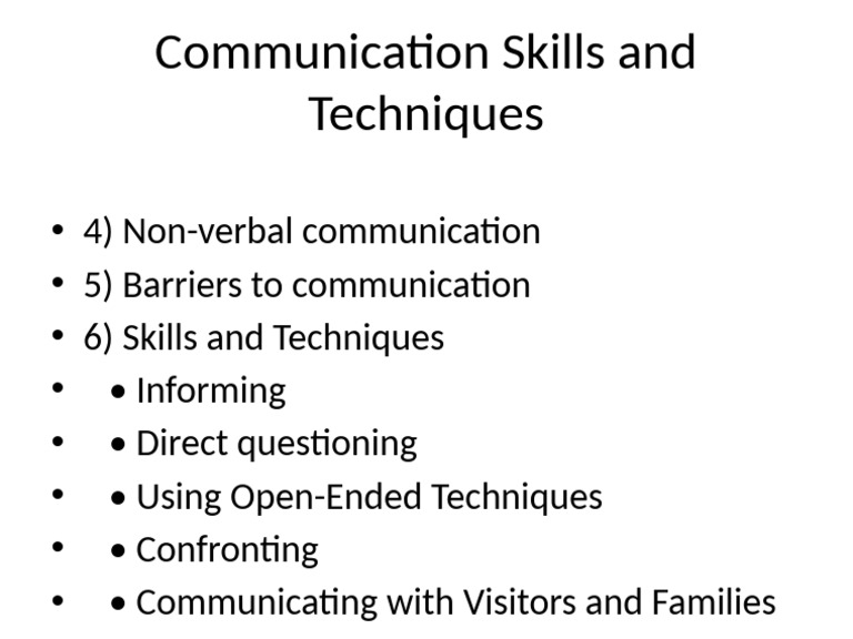Effective Communication Skills Guide | PDF