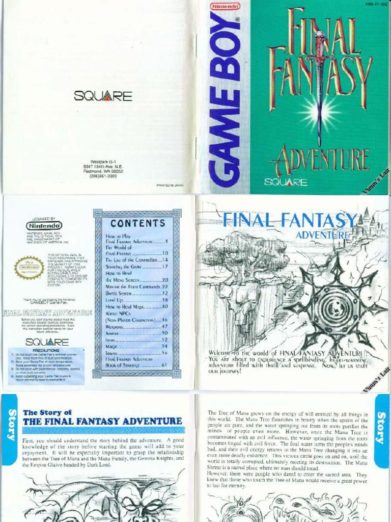Final Fantasy Adventure | PDF