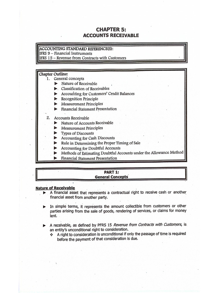 Chapter 5 - Accounts Receivable FAR Villaluz - 1 | PDF