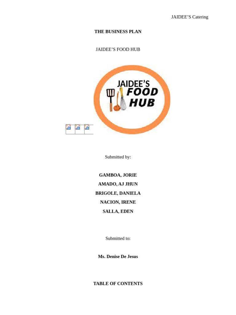 GROUP 1 FOOD CATERING SERVICES | PDF | Sweet Potato | Cooking