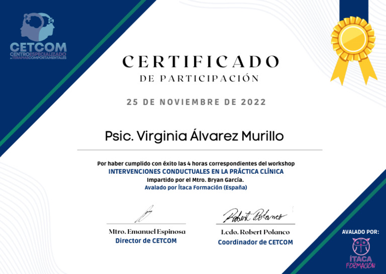 Psic. Virginia Álvarez Murillo | PDF