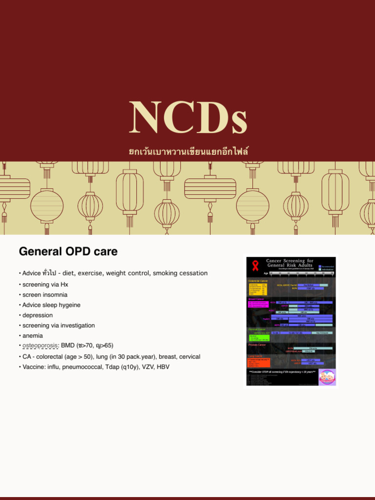 NCDs | PDF
