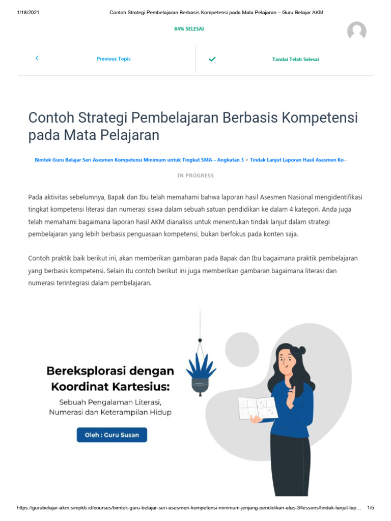 Strategi Pembelajaran Kompetensi | PDF