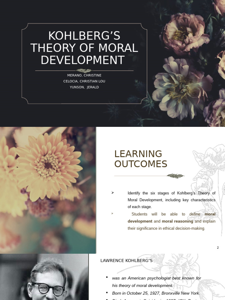 Kohlberg's Theory of Moral Development (Autosaved) | PDF | Morality ...