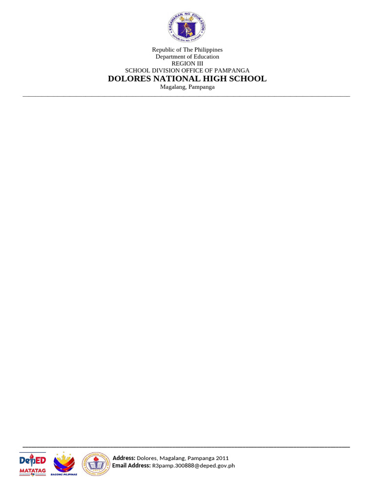 Template-With-Matatag-Logo (1) - 1 | PDF