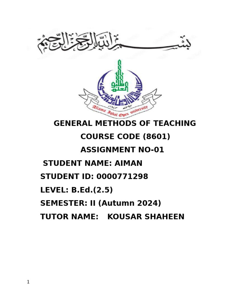 8601-01 Aiman.pdf | PDF | Motivational | Motivation