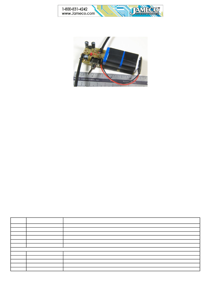 Dynamic Microphone Preamp Kit Guide | PDF | Electrical Connector ...