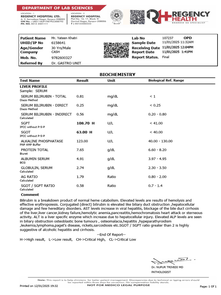 LabResult (2) | PDF | Medical Specialties | Clinical Medicine