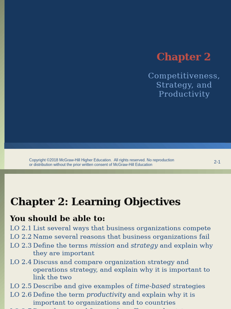 Stevenson 13e Chapter 2 | PDF | Supply Chain | Goal