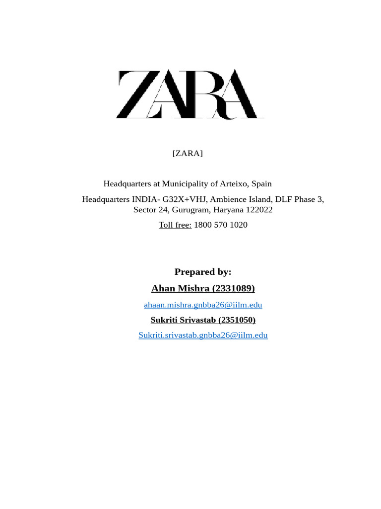 ZARA | PDF