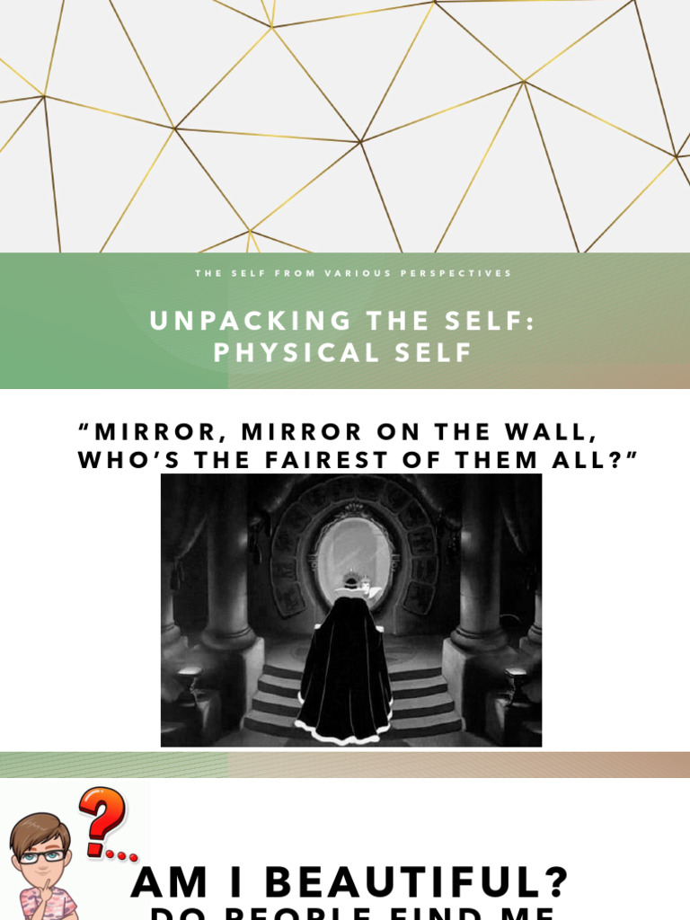 II PHYSICAL SELF | PDF | Body Image | Genotype