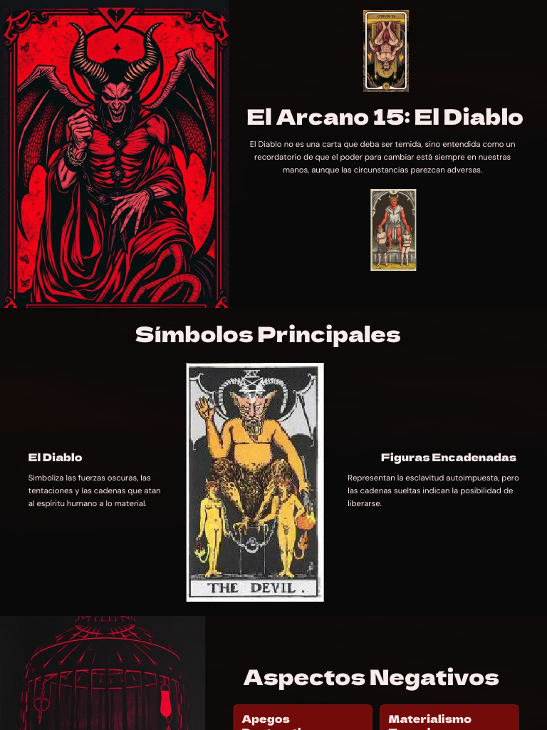 El Arcano 15 El Diablo | PDF | Diablo | Desarrollo personal