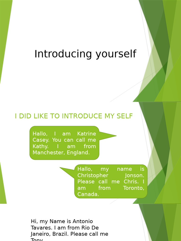 Personal Introductions Guide | PDF