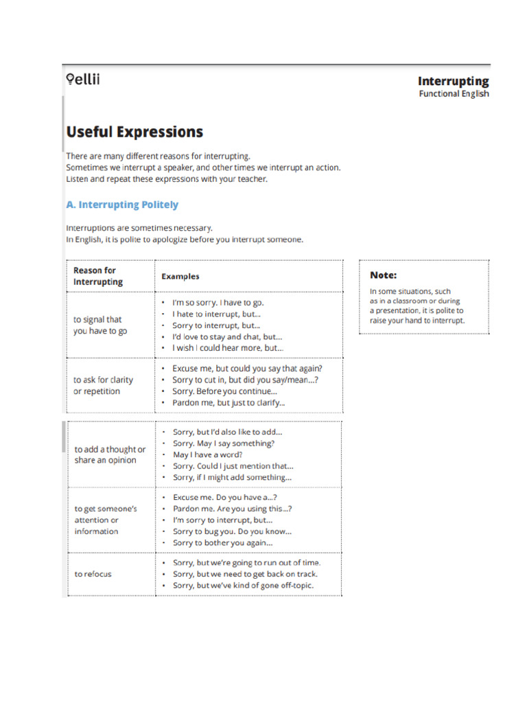 Expressions For Interrupting | PDF