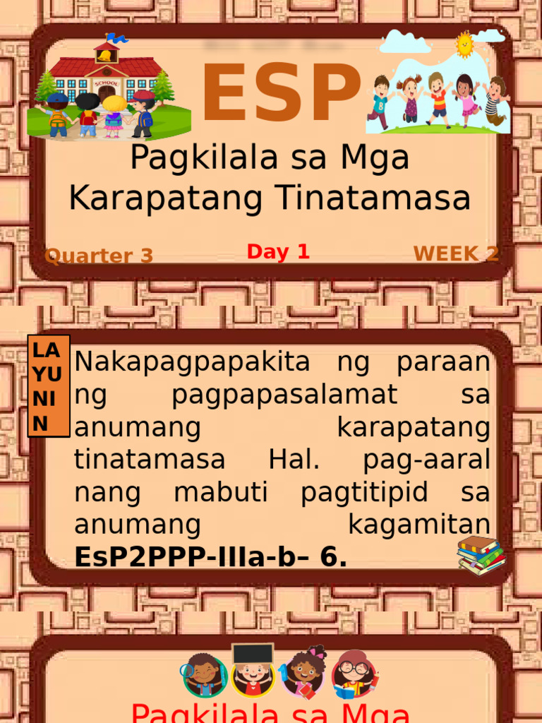 Esp Q3 Week2 D1-5 | PDF