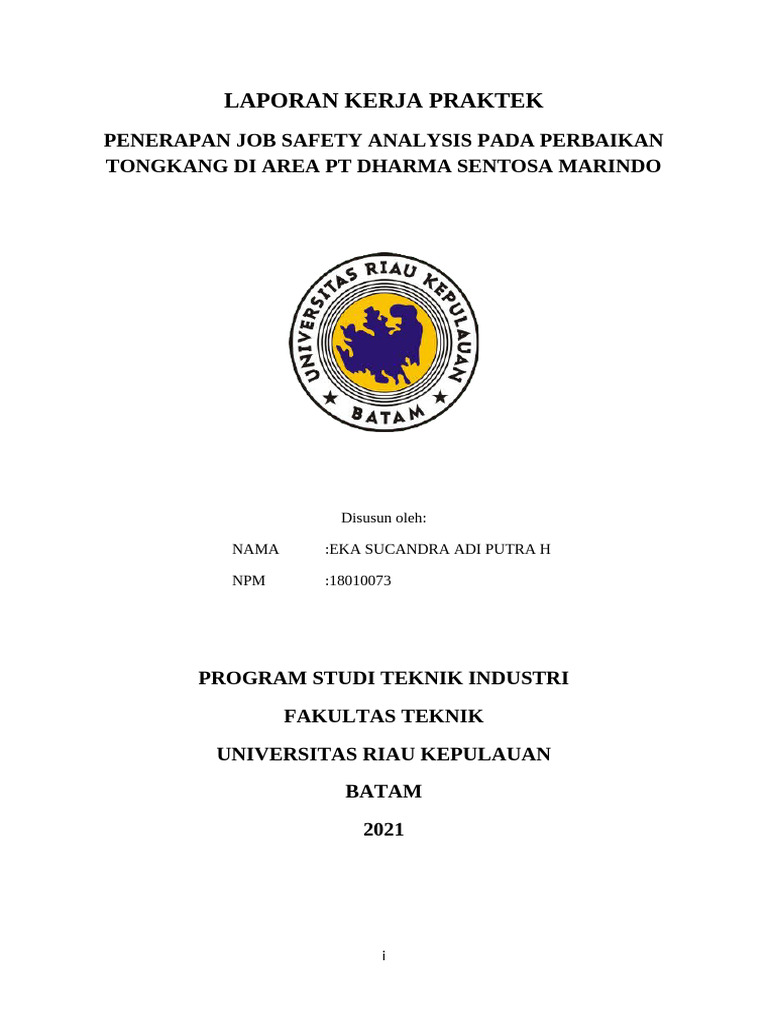 Laporan Kerja Praktek 2021 | PDF