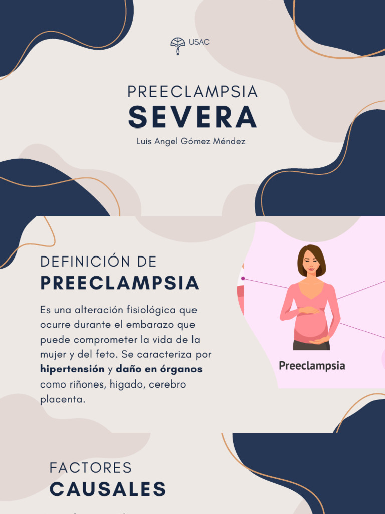 Preeclampsia Severa: Diagnóstico y Cuidados | PDF | El embarazo ...