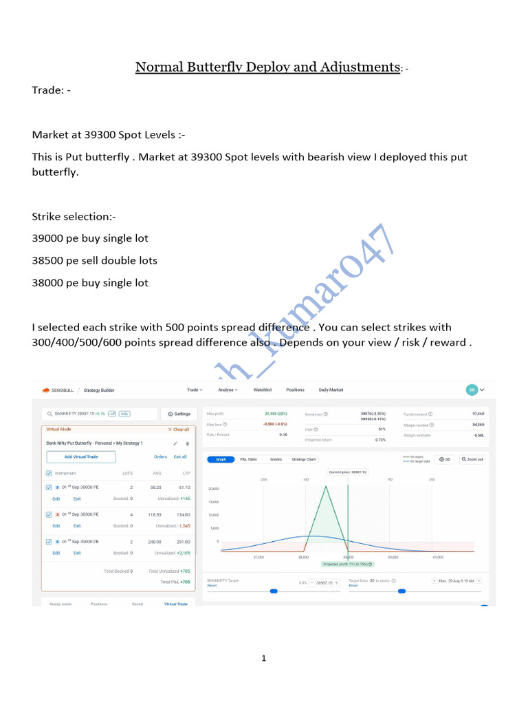 Normal Butterfly Deploy and Adjustments | PDF