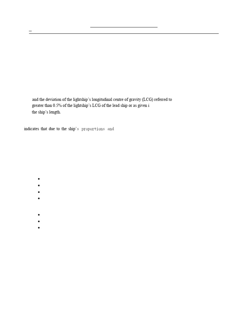 Inclining Experiment | PDF | Pendulum | Ships