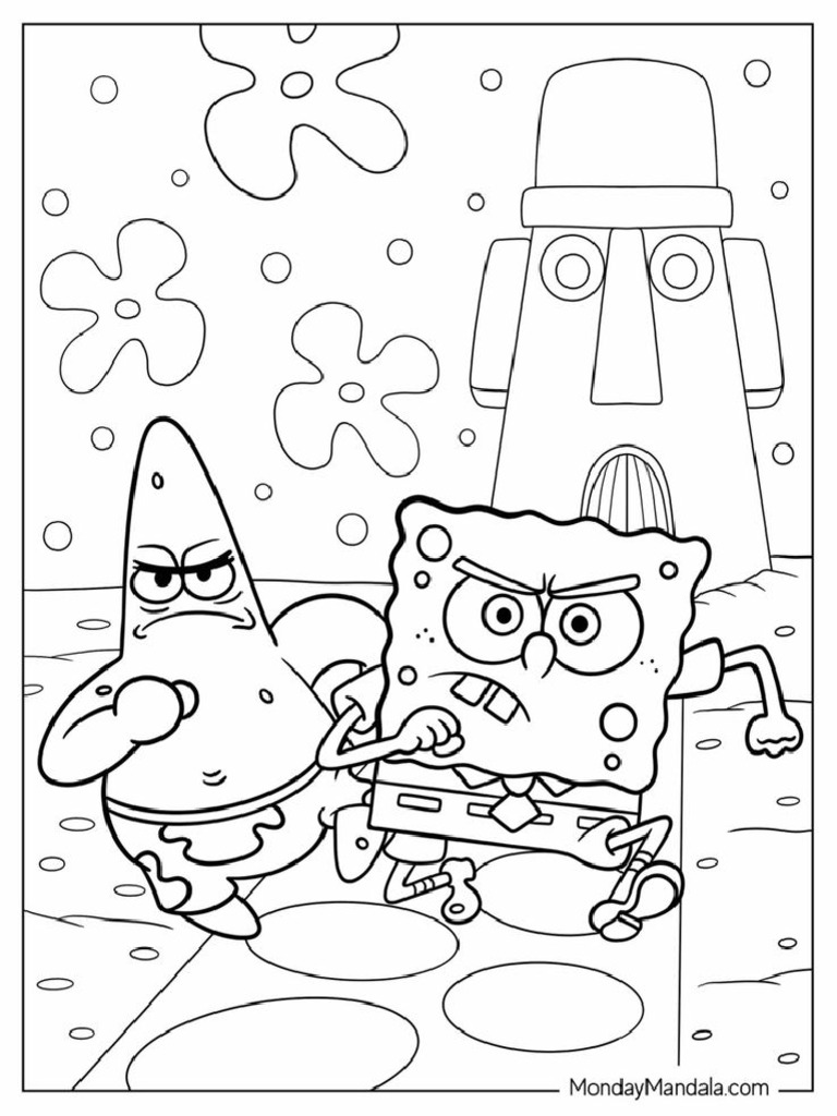 22 Patrick Star Coloring Pages | PDF