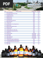 List of Laboratory Reagents | PDF