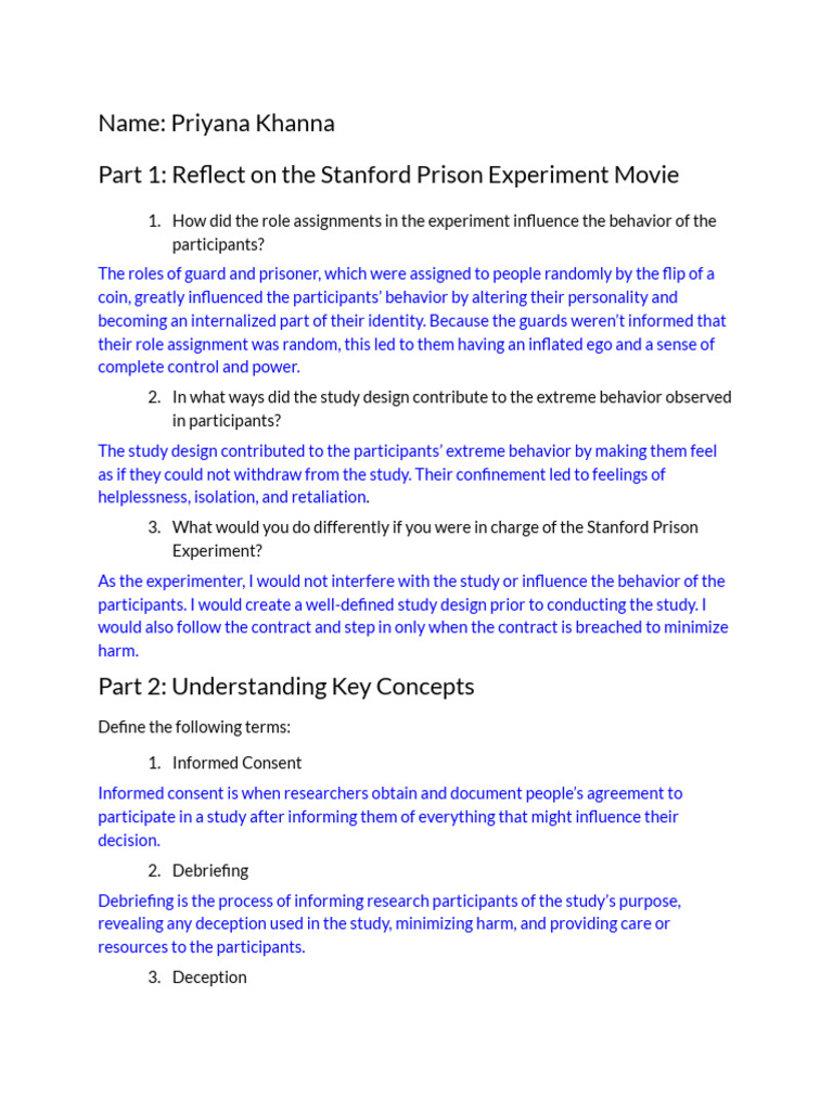 Ethics Worksheet | PDF | Informed Consent | Institutional Review Board
