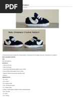 Zapatos Converse | PDF | Crochet | Yarn