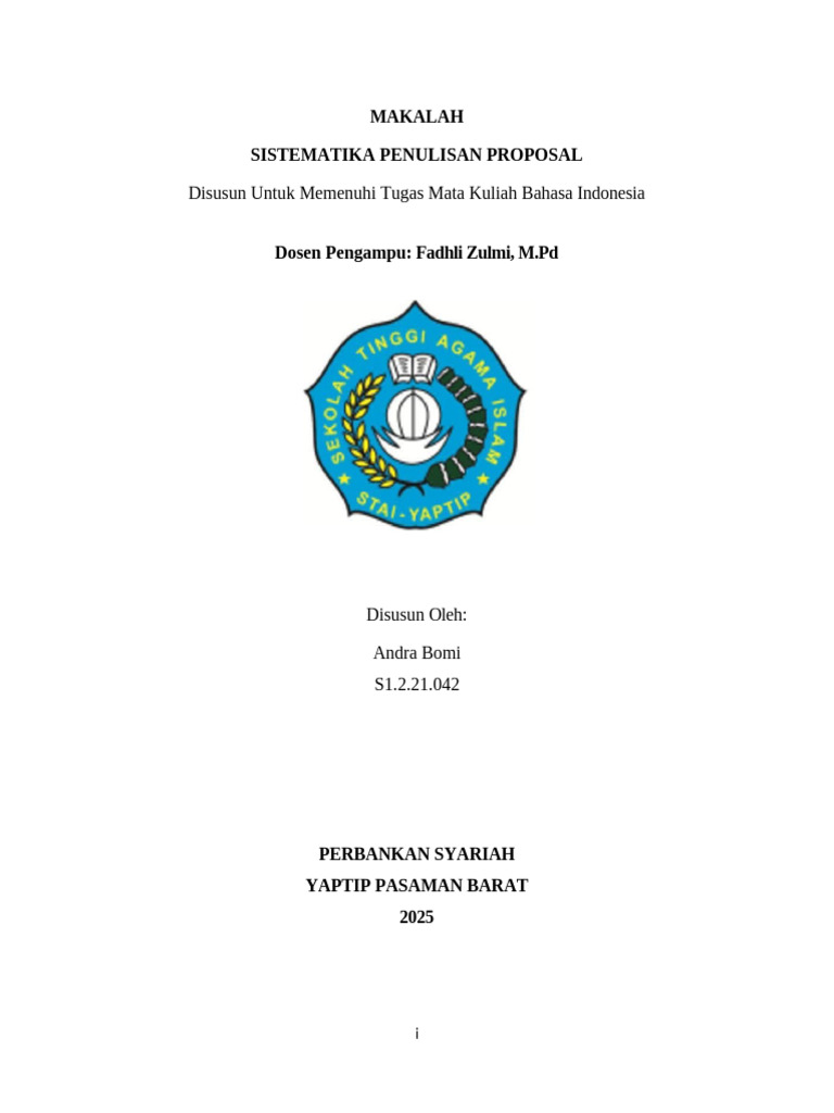 Panduan Sistematika Proposal Penelitian | PDF
