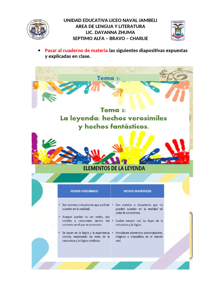 MATERIA DE LyL | PDF