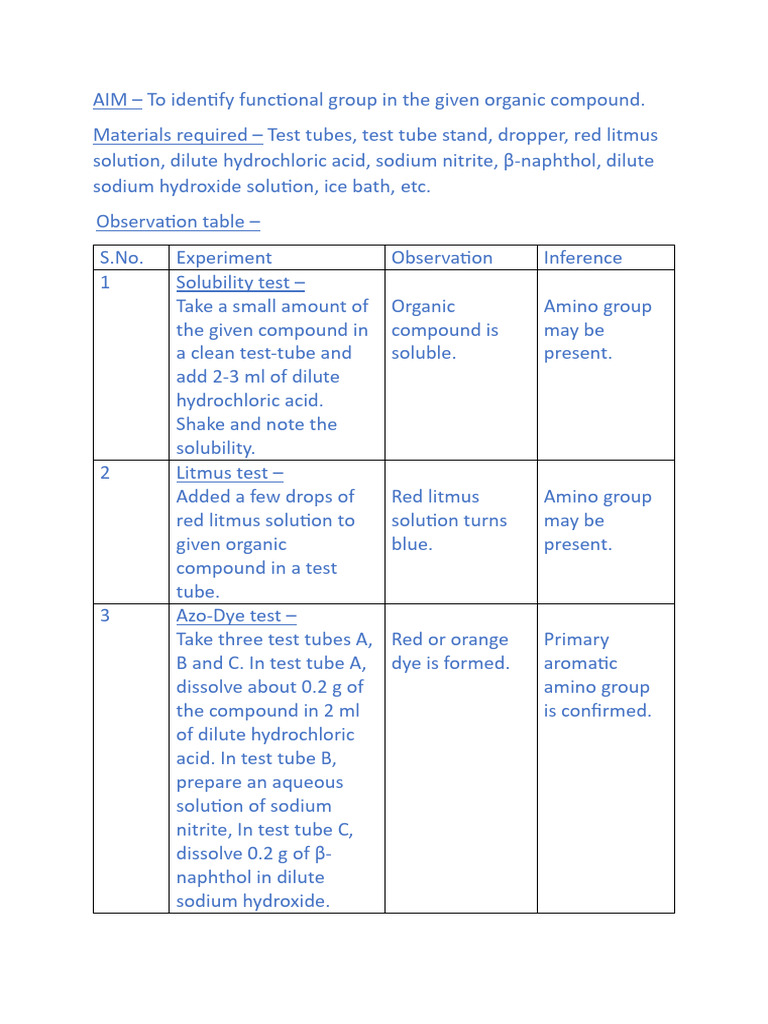 AMINO FUNCTIONAL GROUP | PDF