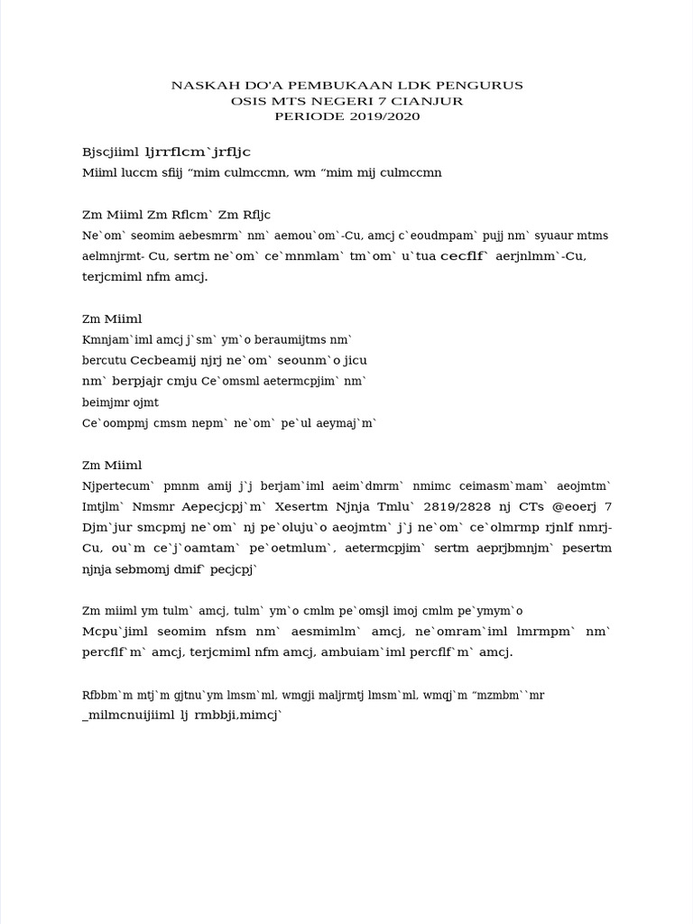 PDF Naskah Doa Ldks - Compress | PDF