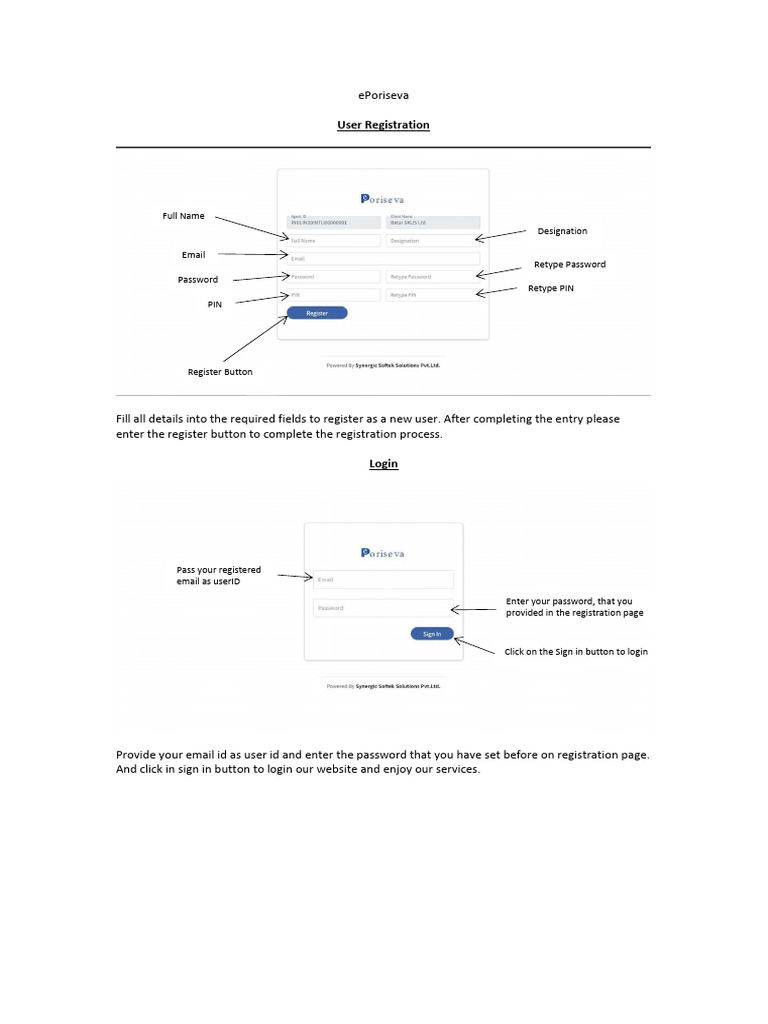 user_manual_eporiseva | PDF | Password | Payments