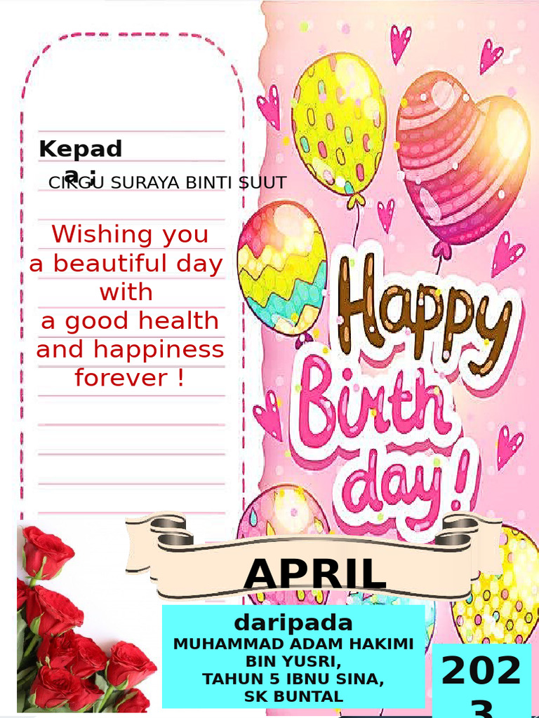 Kad Ucapan Besday Utk Guru | PDF