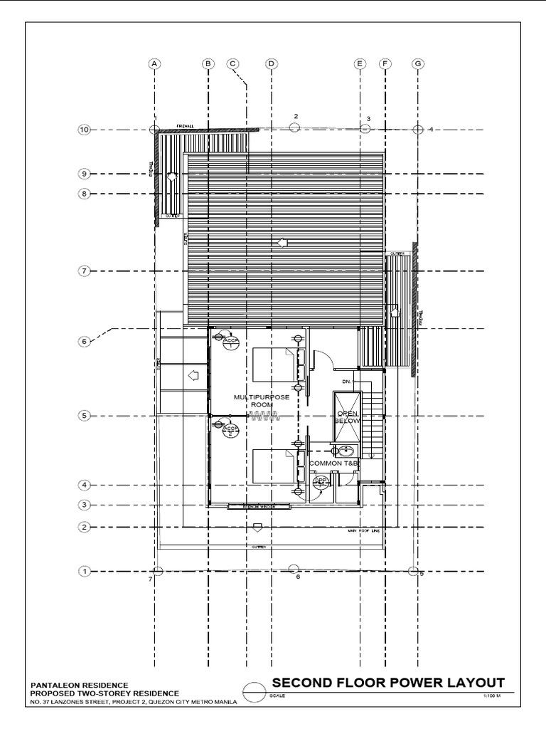 Pantaleon Residence Power Layout Plan | PDF