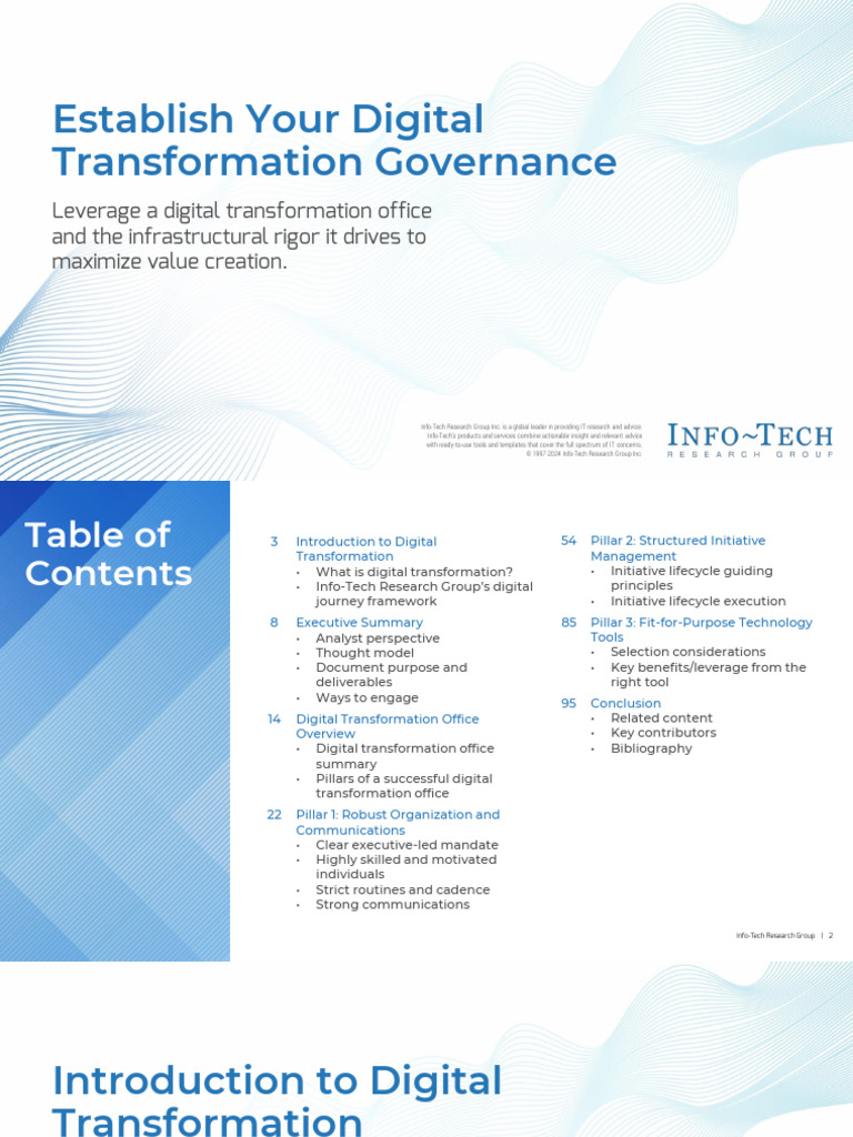 It Establish Your Digital Transformation Governance Storyboard | PDF ...