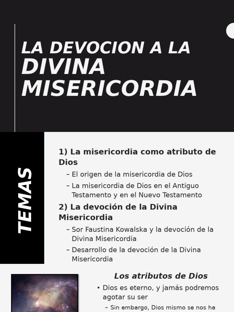 Devoción a la Divina Misericordia | PDF | Teología | Creencia religiosa ...