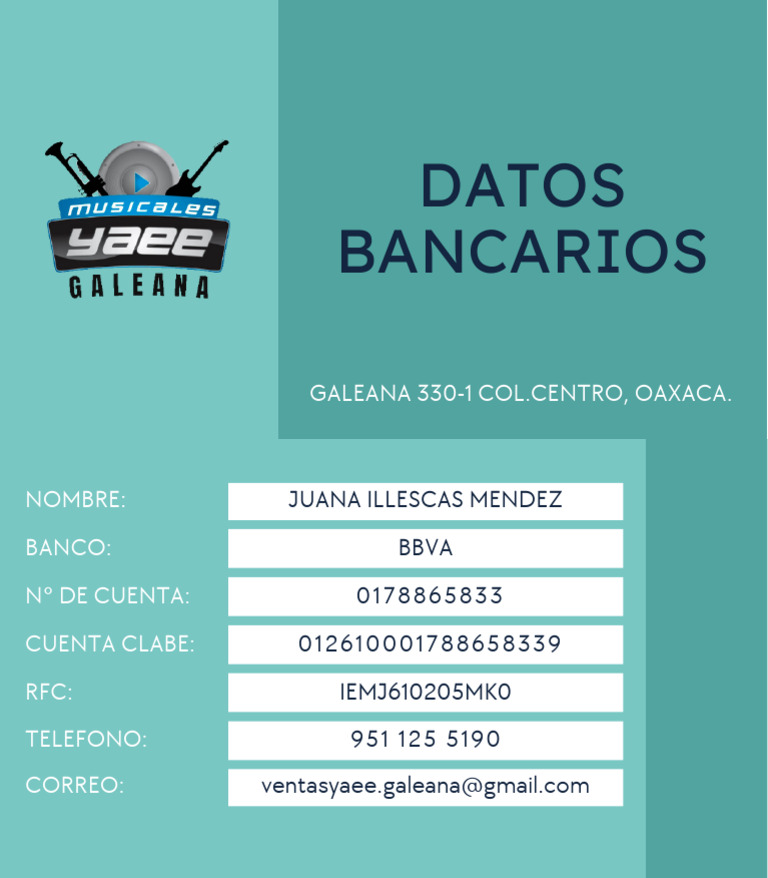 Datos Bancarios | PDF