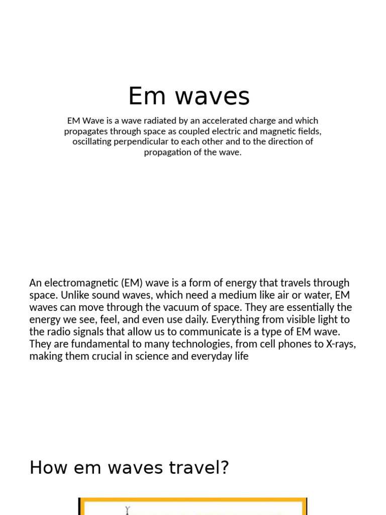 EM Waves | PDF