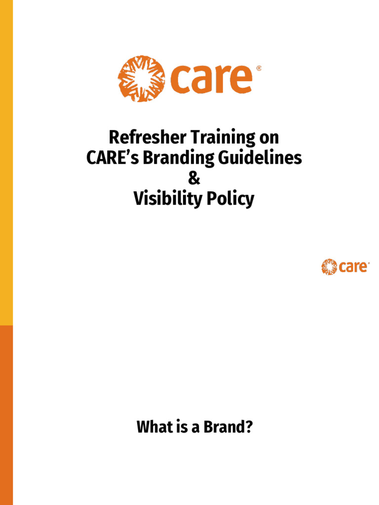 CARE Branding Guideline CPRU Dec17 2021 Final | PDF | Logos | Typefaces