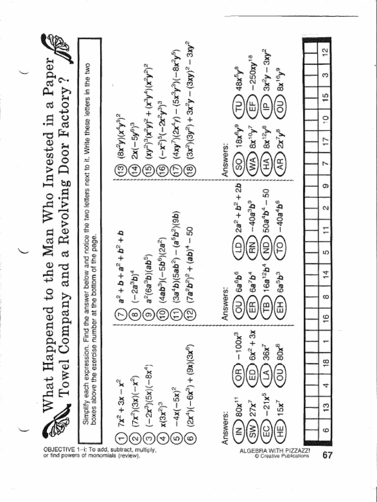 Exponents Puzzle | PDF