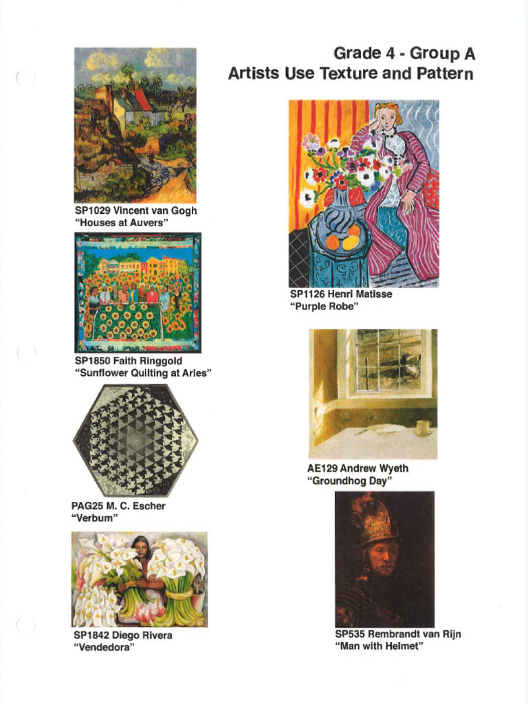 Fourth Grade Art Docent PT 1 | PDF