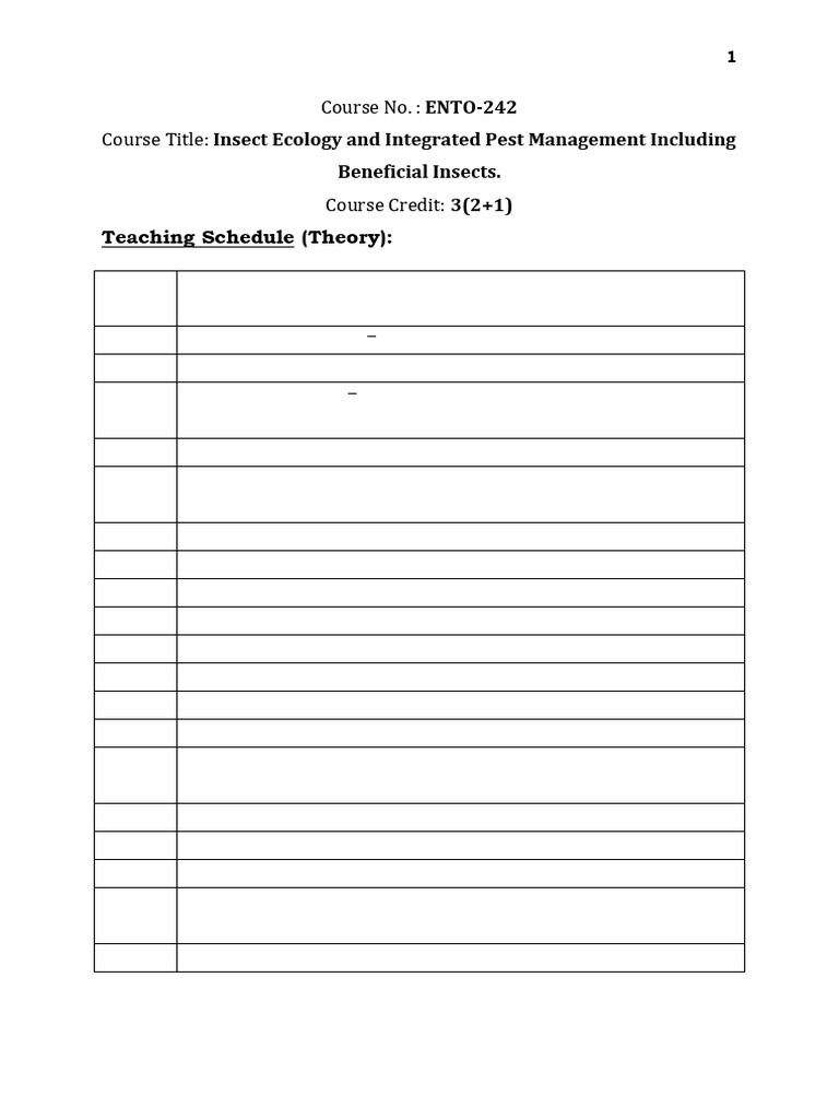 Insect Ecology and IPM Overview | PDF | Pest Control | Pest (Organism)