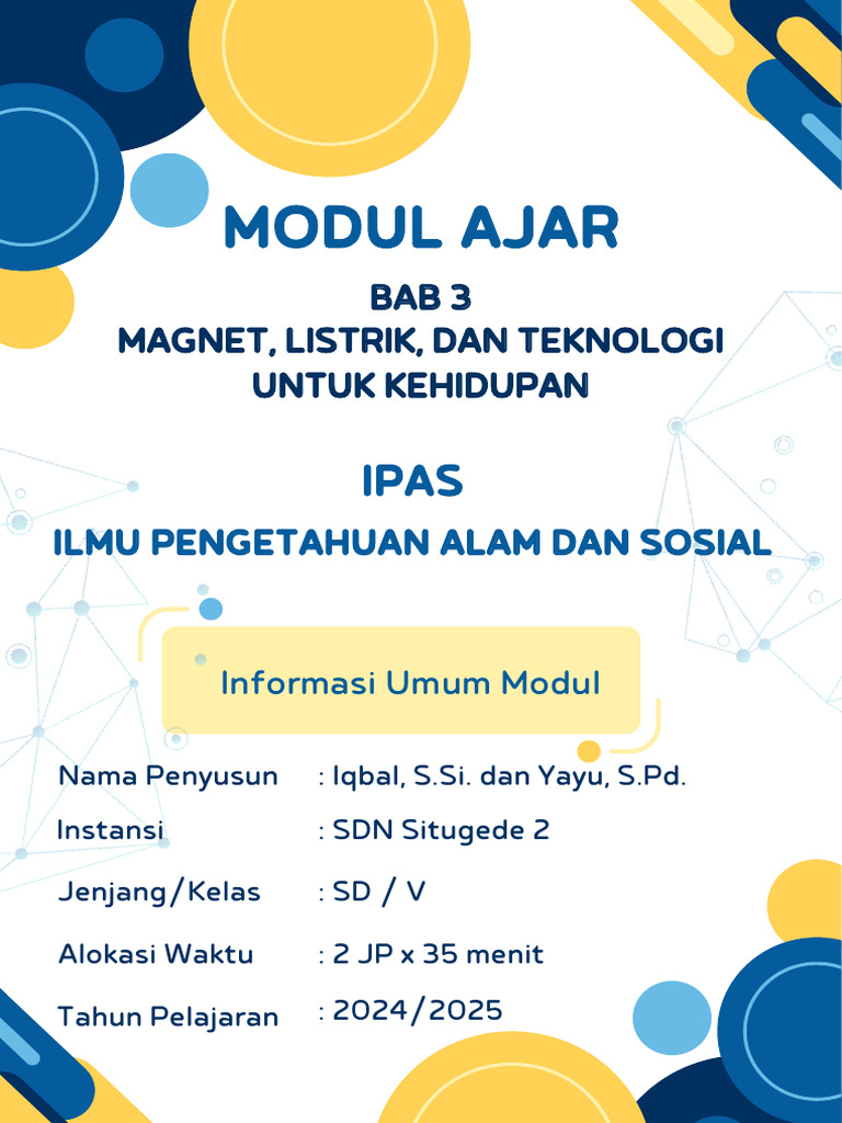 Modul Ajar - Kelas 5 - Magnet | PDF