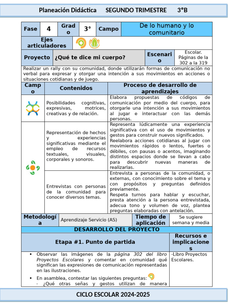 3°ejan Junio - 08 Qué Te Dice Mi Cuerpo (2023-2024) | PDF | Comunicación | Comunicación no verbal