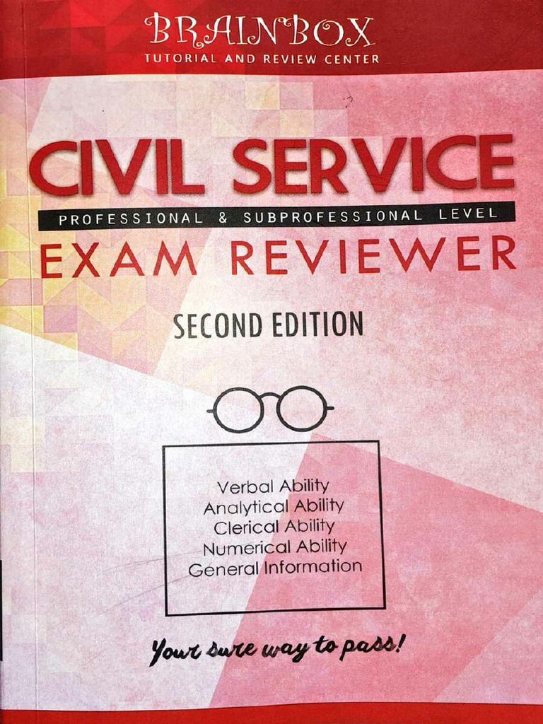 Brainbox Civil Service Exam Second Edition Part I Compress | PDF