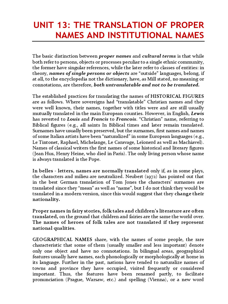 unit_13 | PDF | Translations | Linguistics